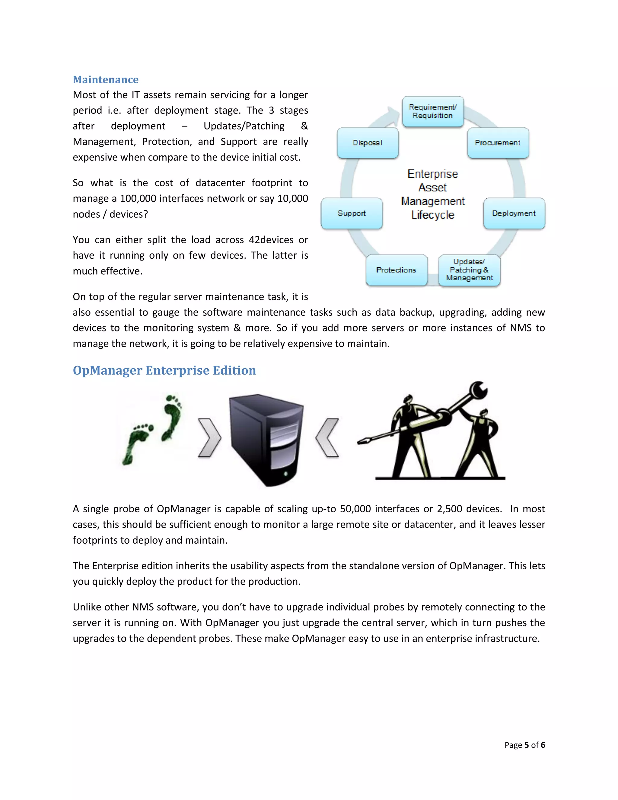 Enterprise network management | PDF