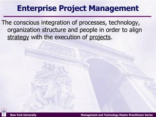 Enterprise Project Management | PPT
