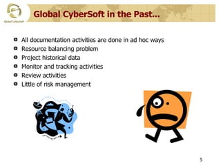 Enterprise Project Management at Global CyberSoft | PPT