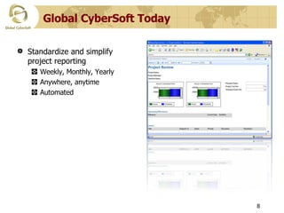Enterprise Project Management at Global CyberSoft | PPT