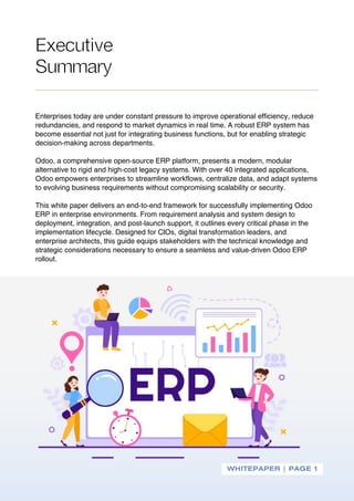 Enterprise-Ready Odoo ERP - A Step-by-Step Implementation Blueprint. | PDF