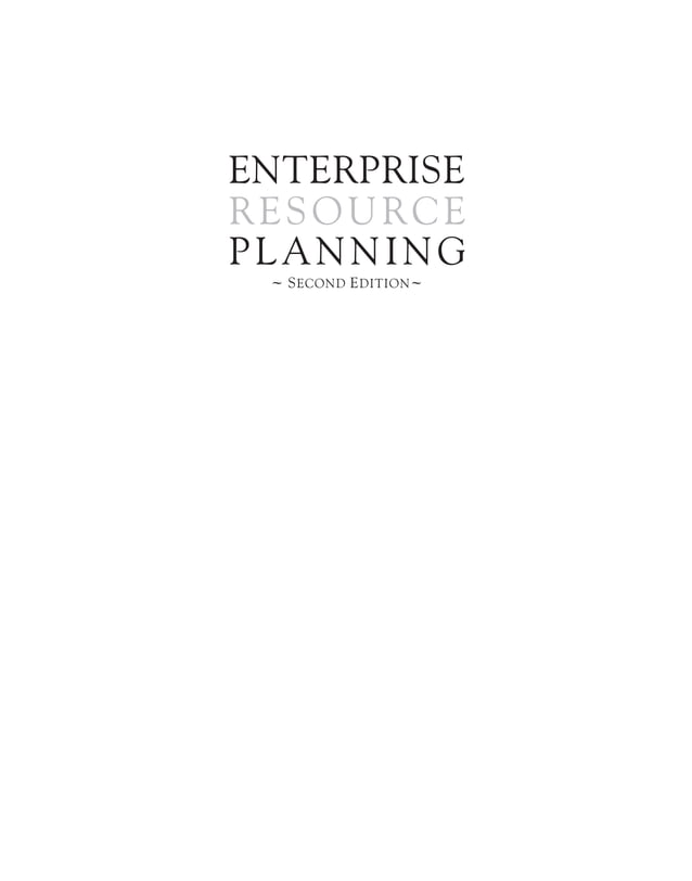 Enterprise resource-planning | PDF | Publishing Industry | Industries