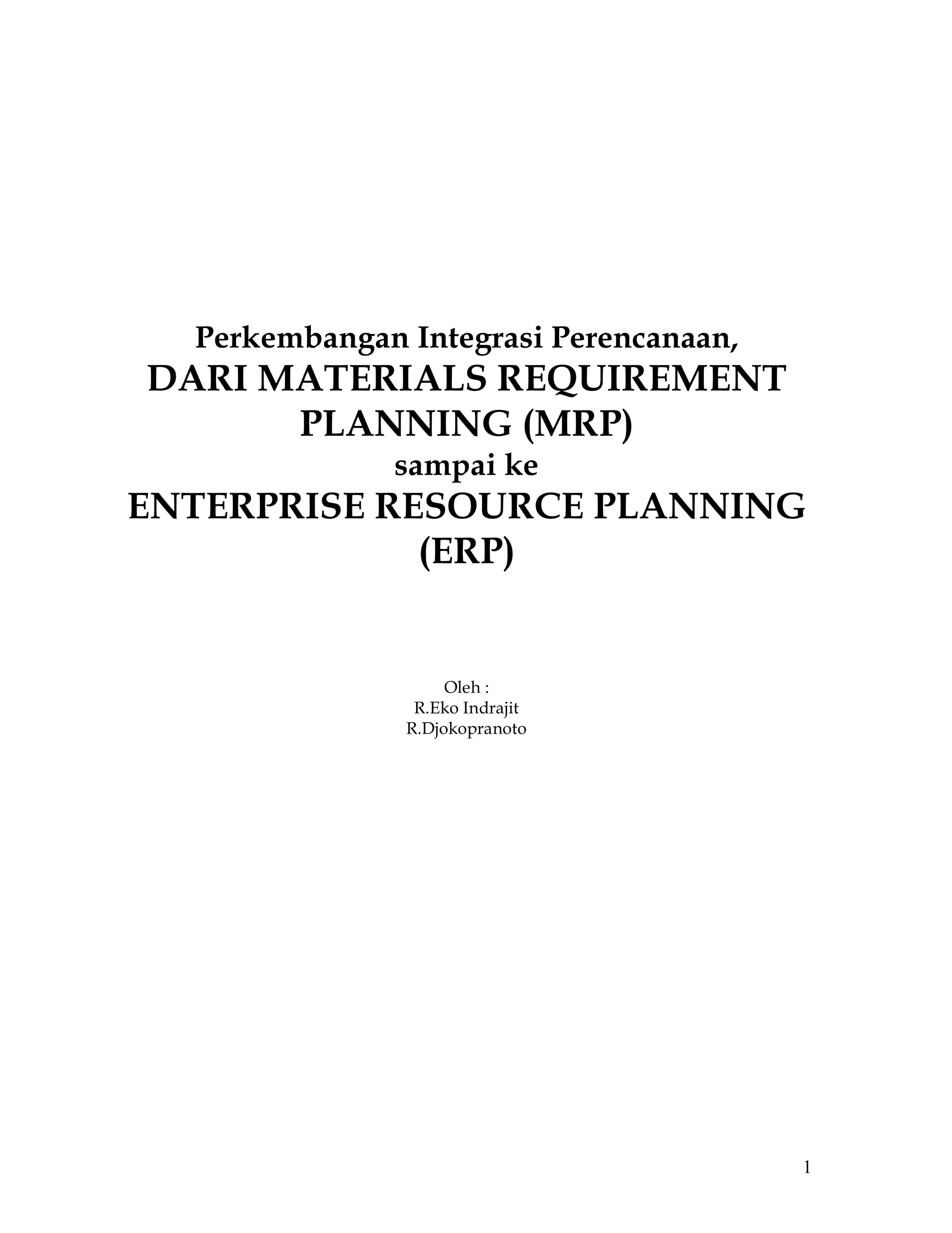 Enterprise resource-planning | PDF