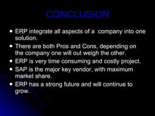 ERP, SAP | PPT