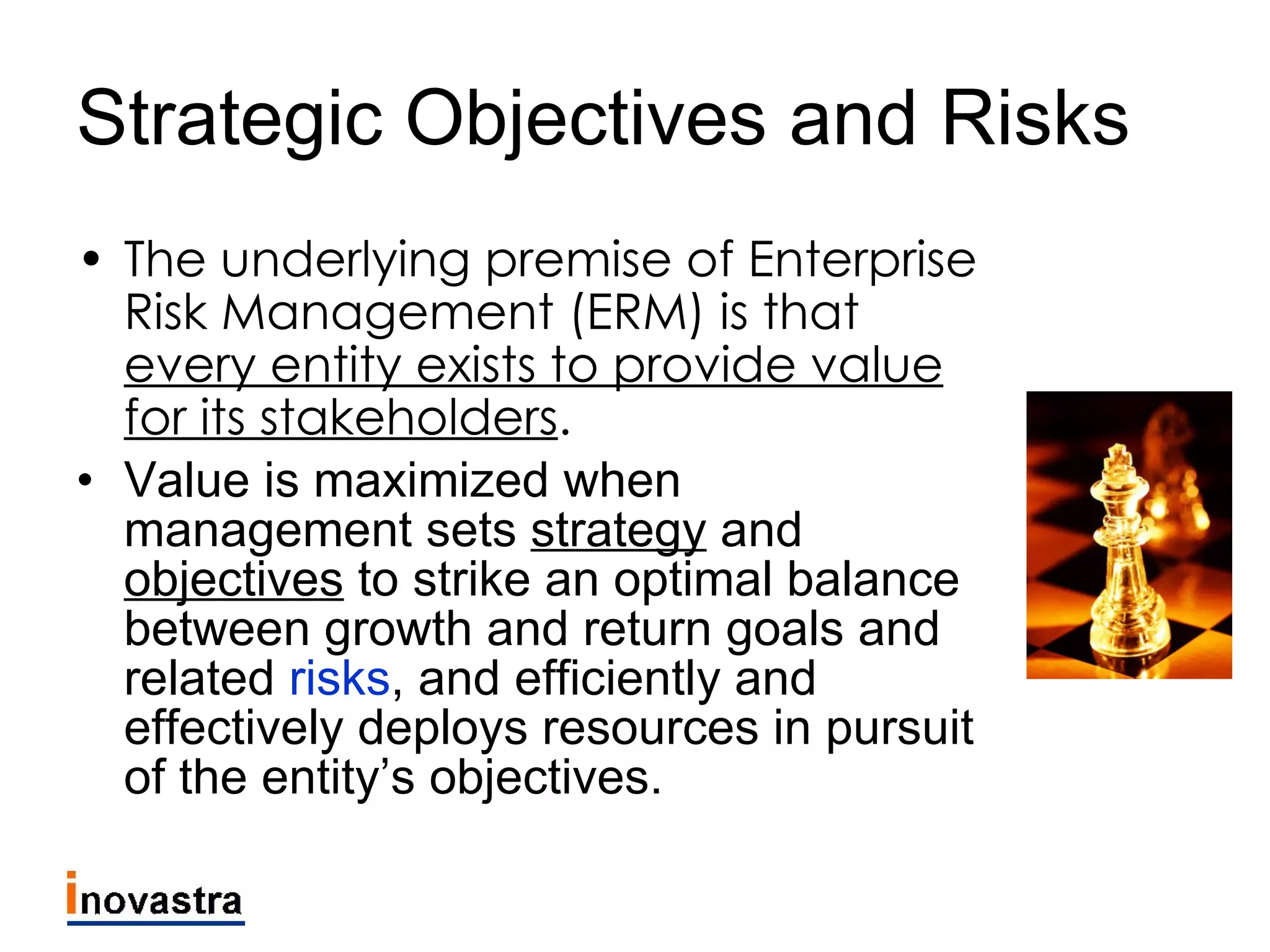 Enterprise Risk Management ~ Inovastra | PPT