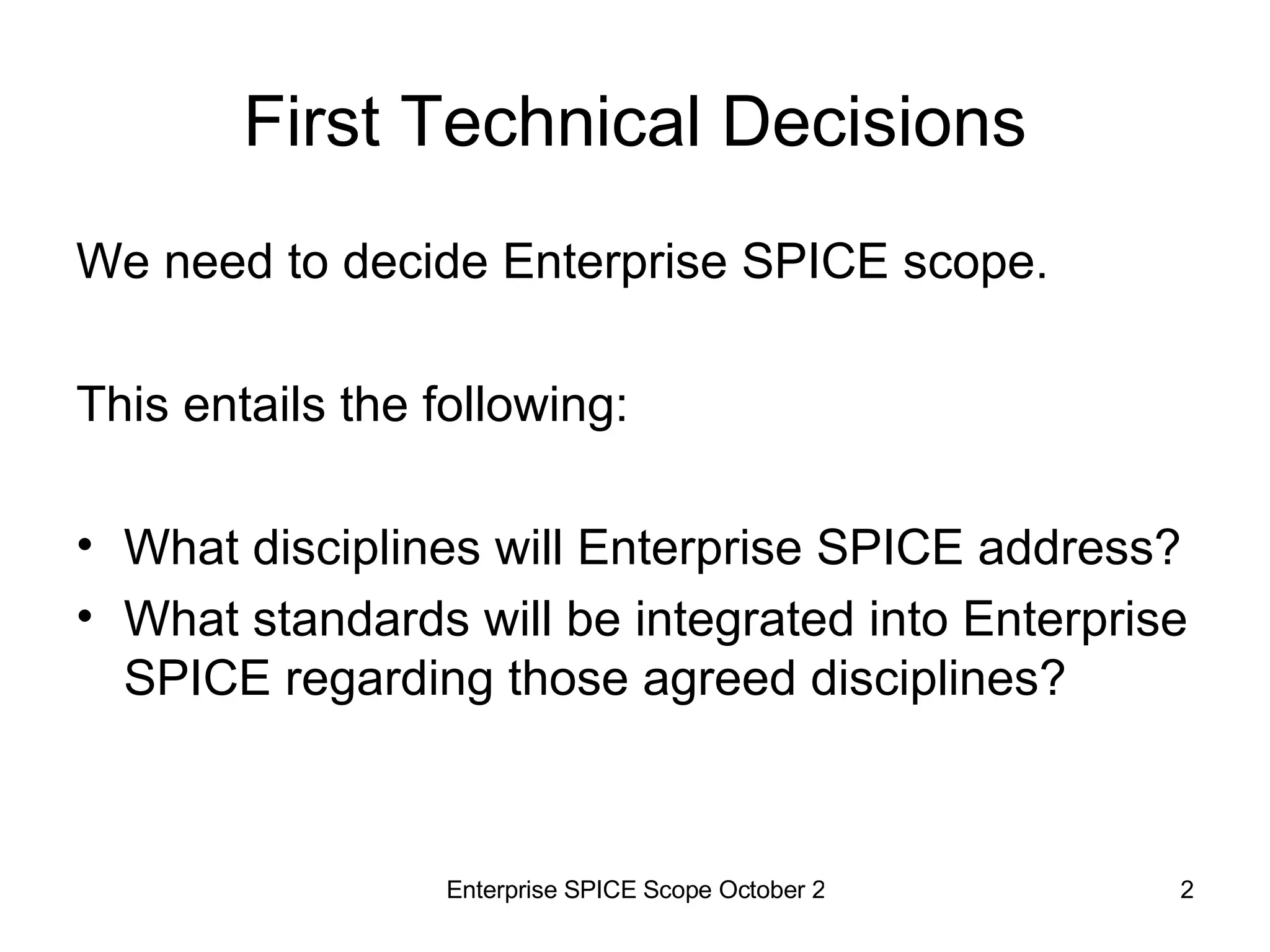 Enterprise Spice Scope | PPT | Technology & Computing