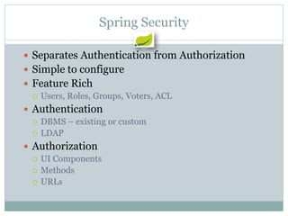 Enterprise Spring Building Scalable Applications | PPT