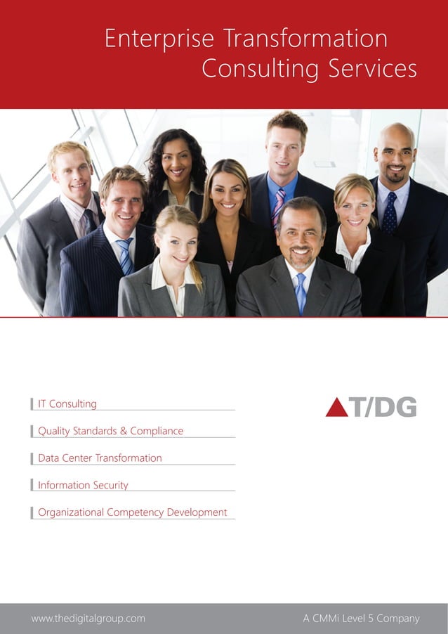 The Digital Group’s Enterprise Transformation Consulting Services | PDF