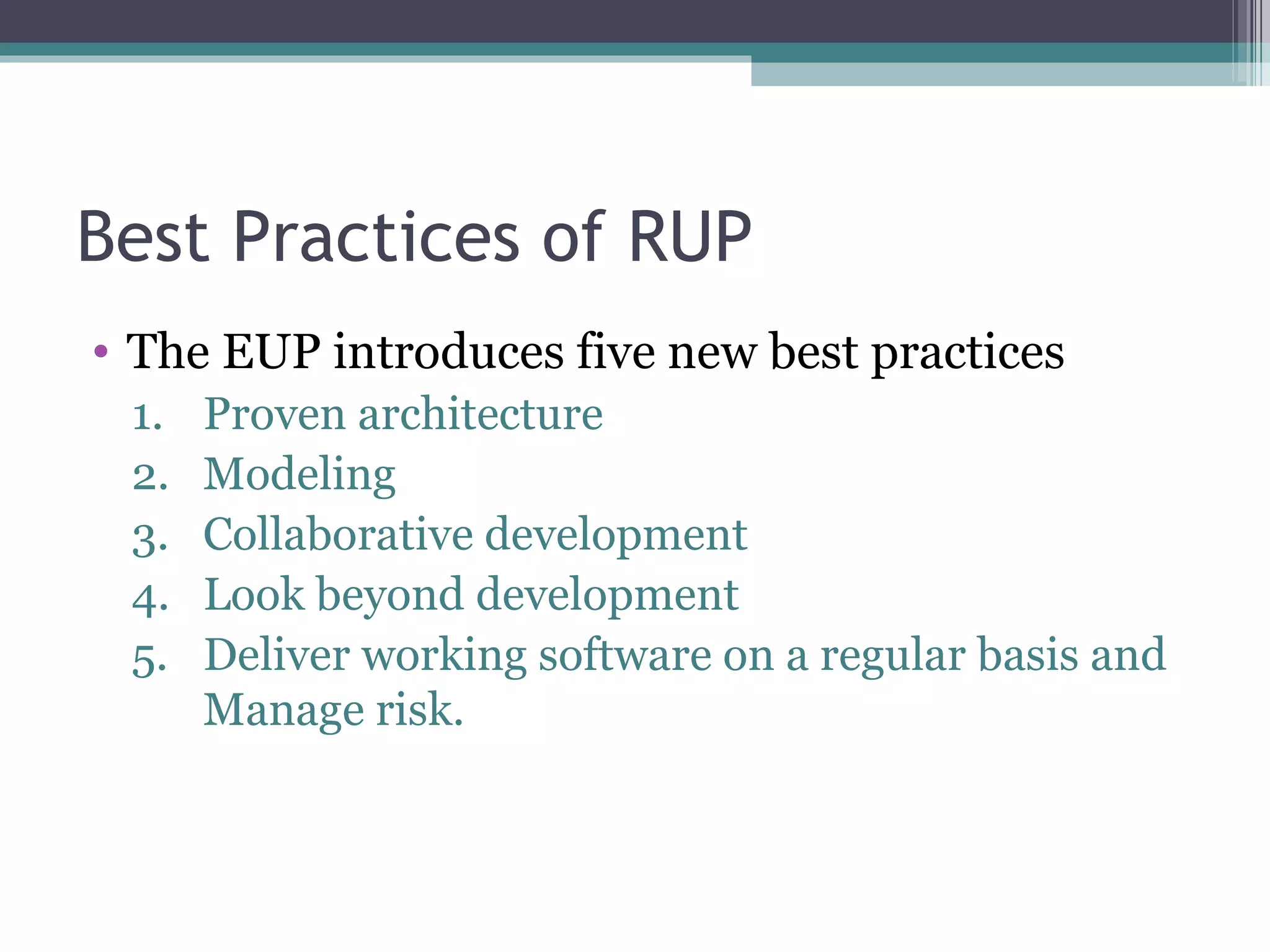 Enterprise Unified Process | PPT