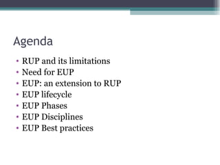 Enterprise Unified Process | PPT