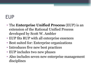 Enterprise Unified Process | PPT