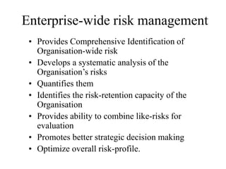Enterprise wide risk management | PPT