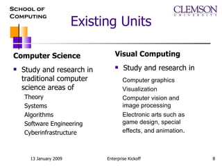 Cyberinfrastructure at Clemson University | PPT