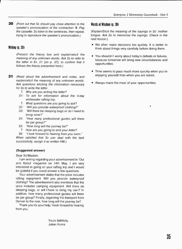 Enterprise 2 coursebook_teachers_book | PDF