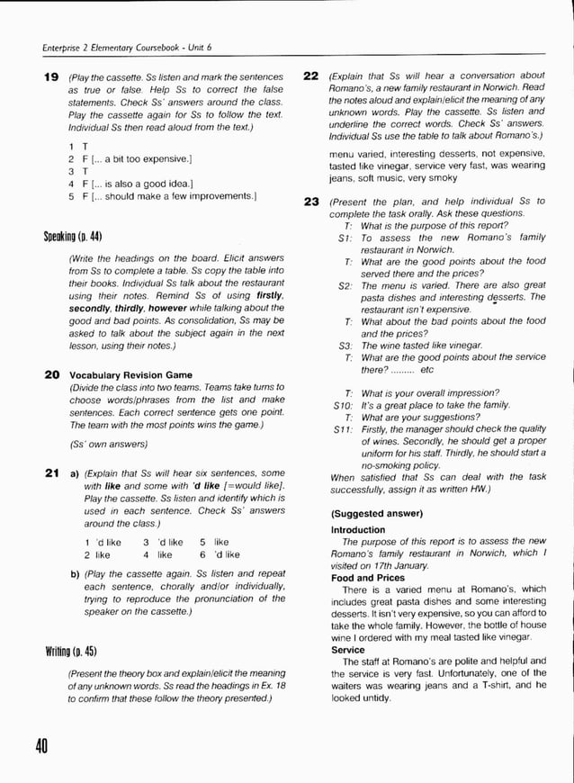 Enterprise 2 coursebook_teachers_book | PDF