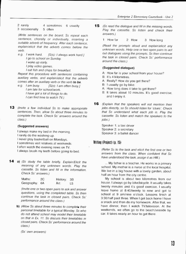 Enterprise 2 coursebook_teachers_book | PDF