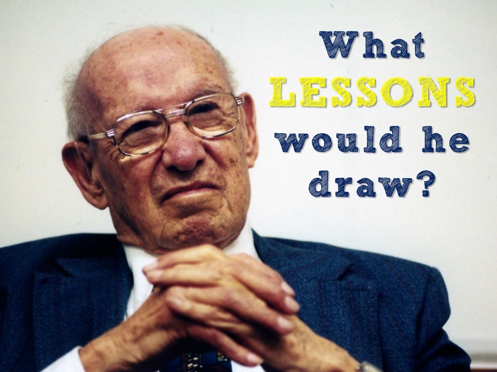 What LESSONS Would He Draw what-lessons-would-he-draw