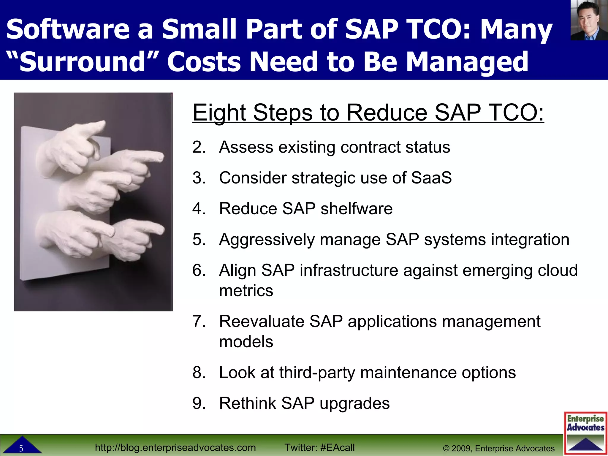 Enterprise Advocates SAP TCO Webinar Summary | PPT