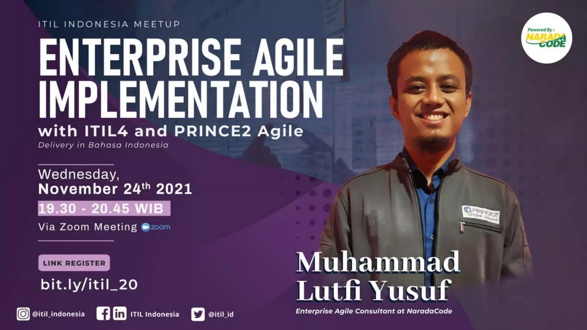 (ONLINE) ITIL Indonesia Community - Enterprise Agile Implementation ...