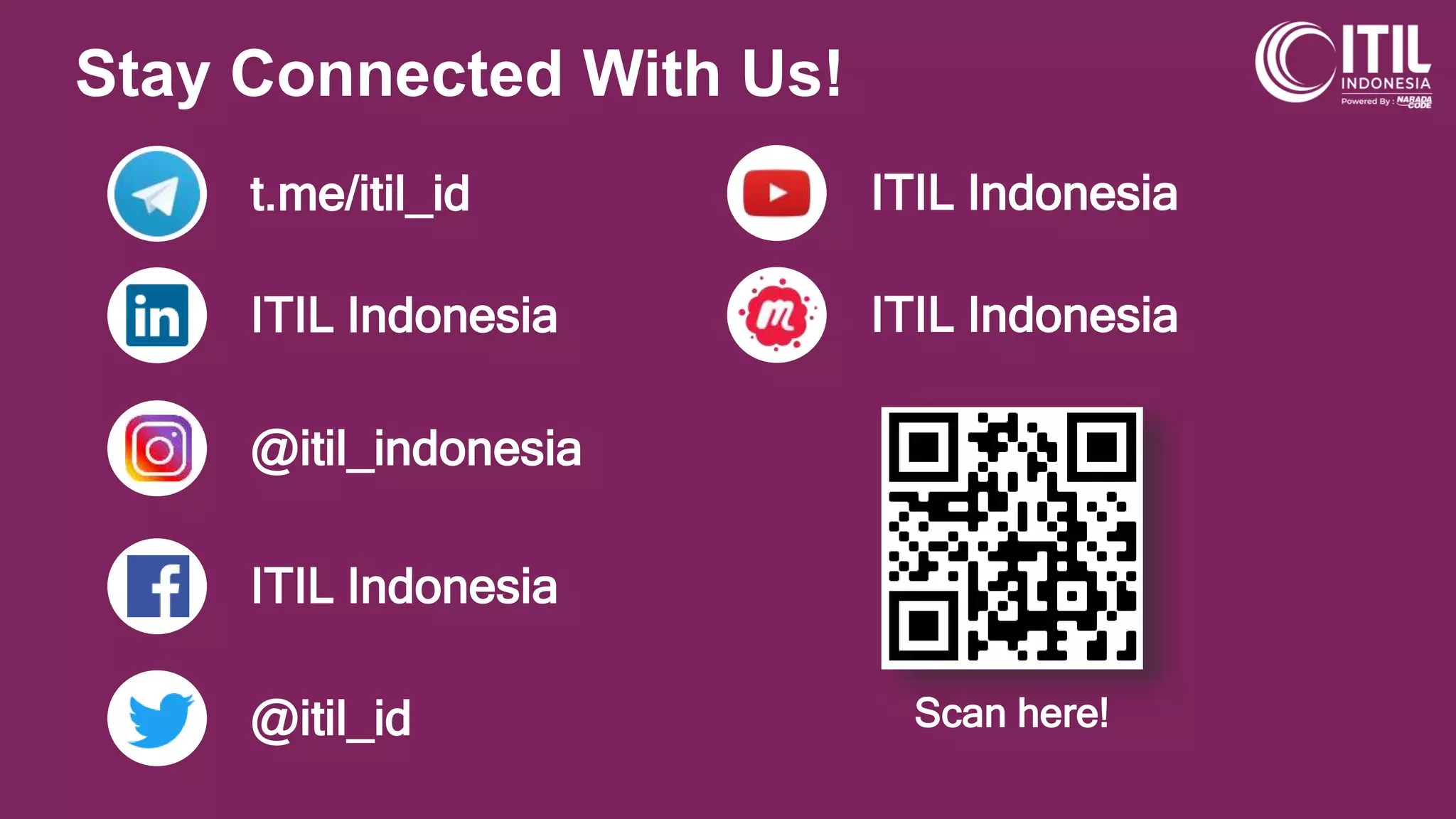 (ONLINE) ITIL Indonesia Community - Enterprise Agile Implementation ...