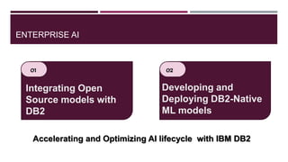 Enterprise AI using IBM DB2 | PPT