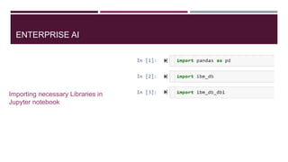 Enterprise AI using IBM DB2 | PPT