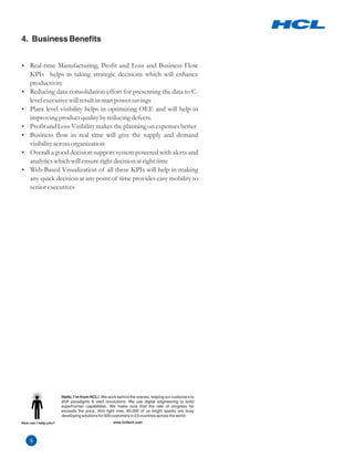 HCLT Whitepaper: Enterprise Analytic Dashboard | PDF