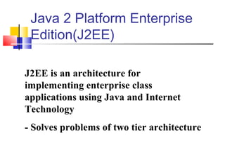 Enterprise application developement | PPT