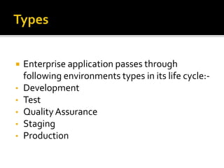 Enterprise application environment | PPTX