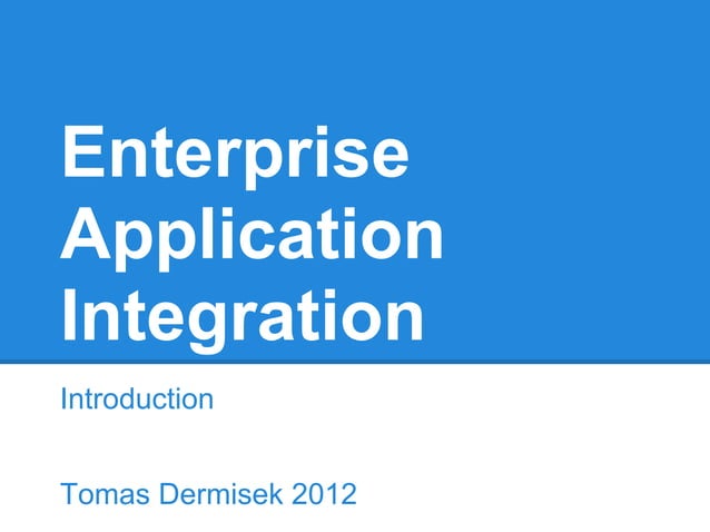 Enterprise Application Integration | PDF | Computer Software and Applications | Computing