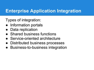 Enterprise Application Integration | PDF