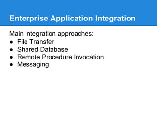 Enterprise Application Integration | PDF