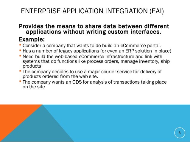 Enterprise application integration