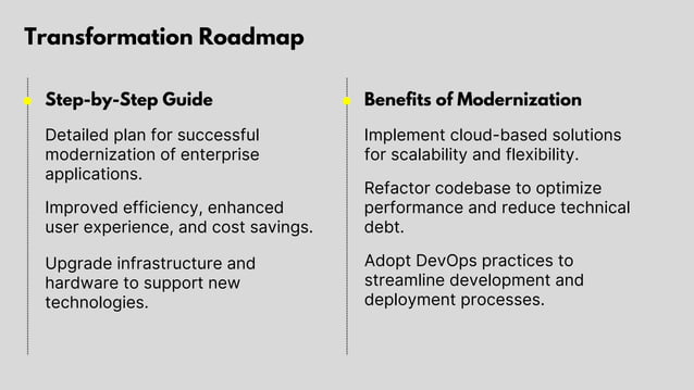 Enterprise Application Modernization Your Path To Digital Ppt