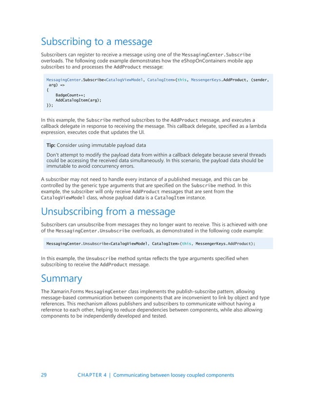 Enterprise application patterns using xamarin forms | PDF | Web Development | Internet