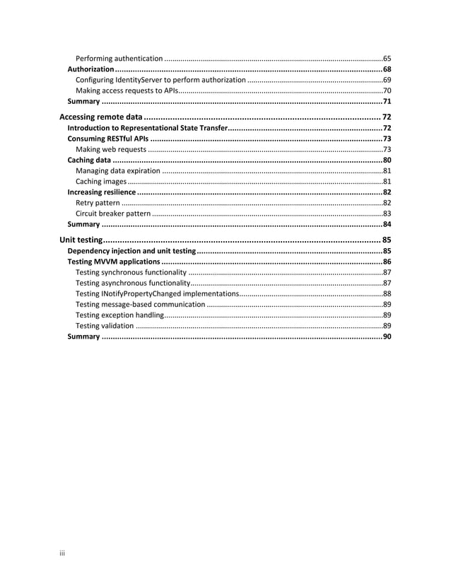 Enterprise application patterns using xamarin forms | PDF | Web Development | Internet