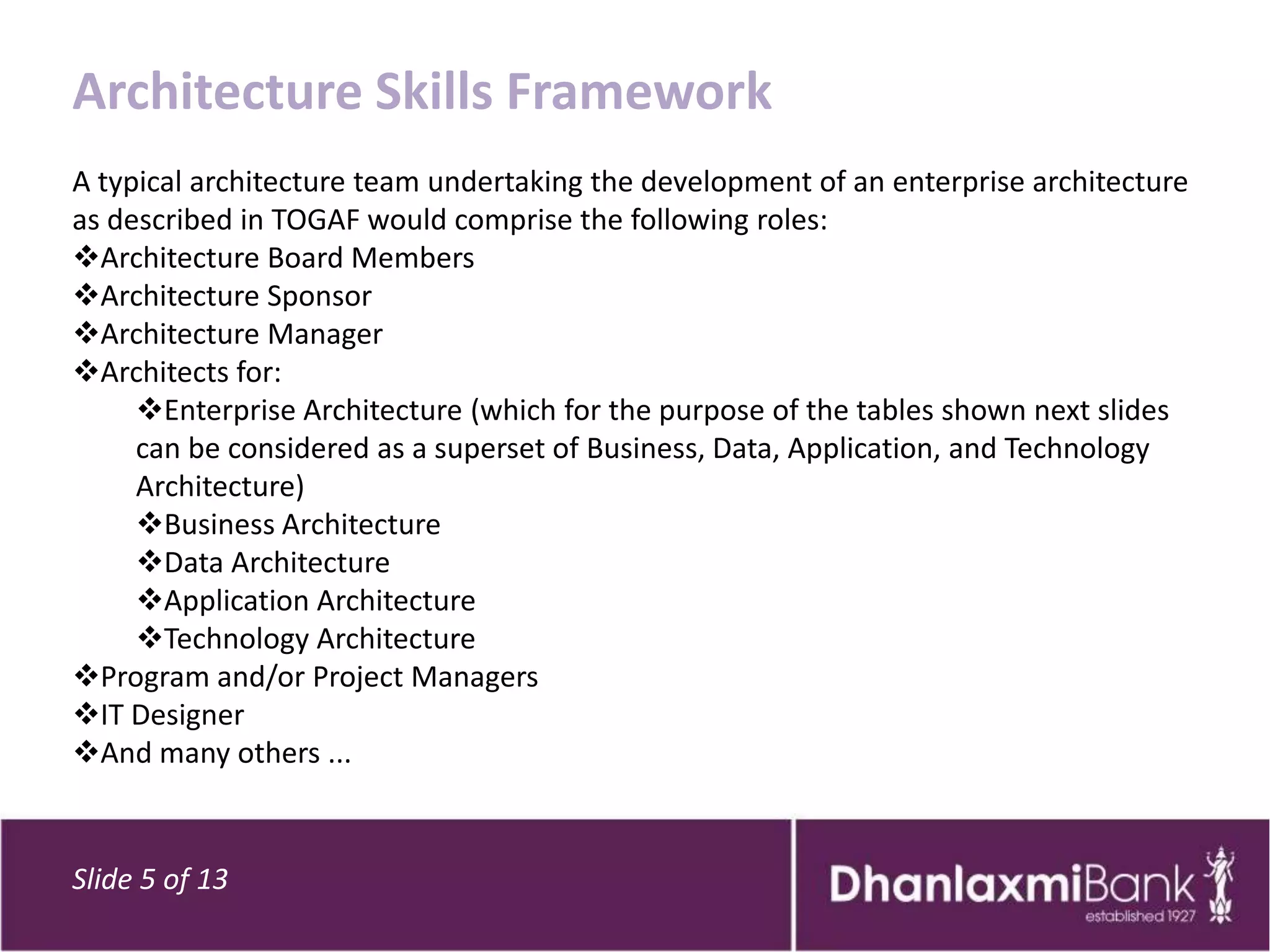 Enterprise Architecture Approach Togaf 9 | PPT