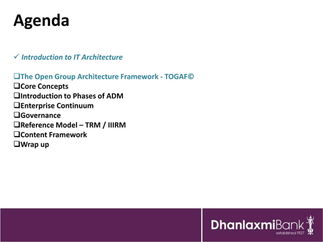 Enterprise Architecture Approach Togaf 9 | PPT