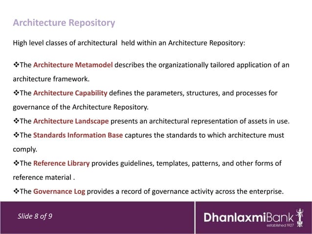 Enterprise Architecture Approach Togaf 9 | PPT