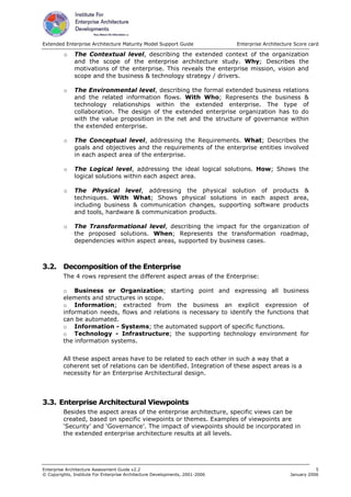Enterprise architecture assessment guide v2.2 | PDF