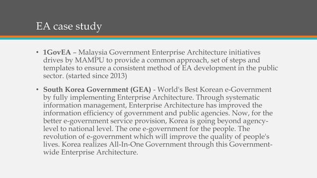 Intro to Enterprise Architecture (EA) | PPTX | Cloud Computing | Internet