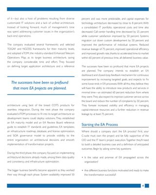 Enterprise Architecture for Communication Service Providers | PDF ...