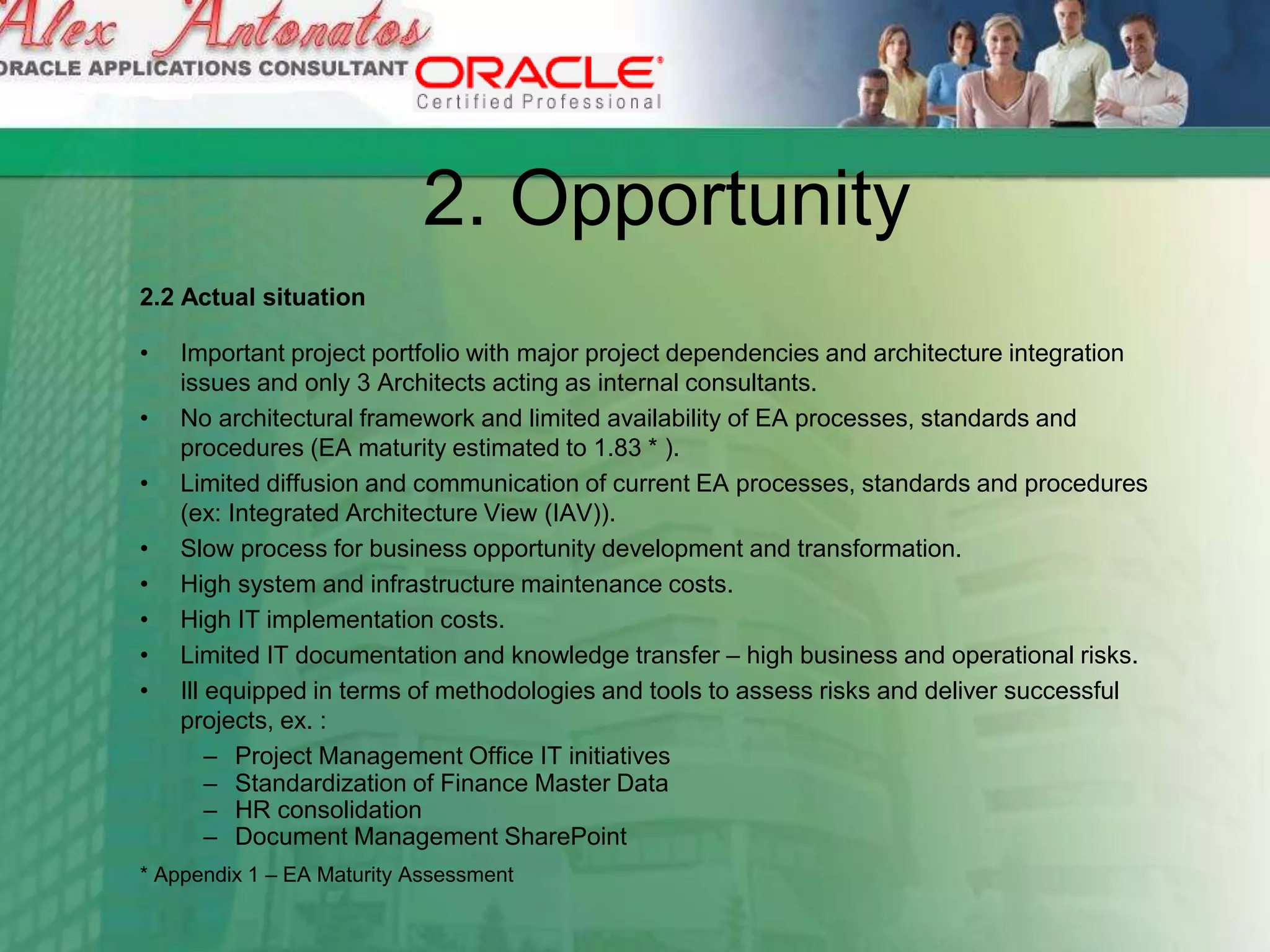 Enterprise Architecture Framework Business Case Ppt