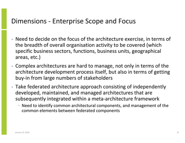 Enterprise Architecture Implementation And The Open Group Architecture Framework Togaf
