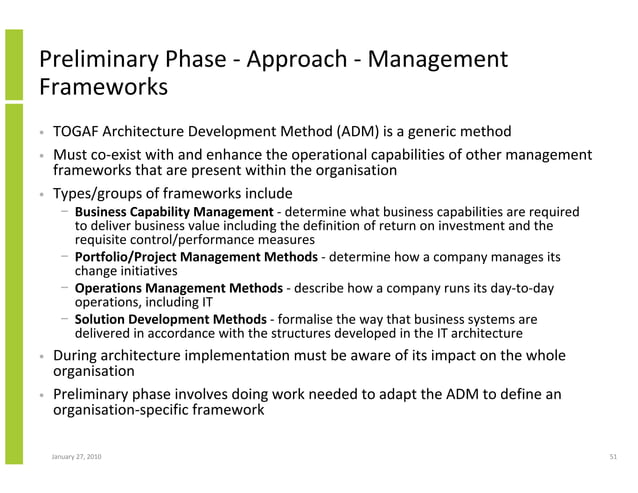 Enterprise Architecture Implementation And The Open Group Architecture Framework Togaf