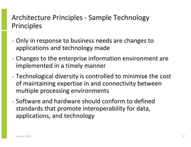 Enterprise Architecture Implementation And The Open Group Architecture Framework Togaf