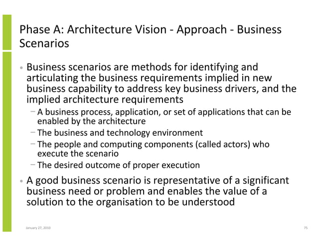 Enterprise Architecture Implementation And The Open Group Architecture Framework Togaf