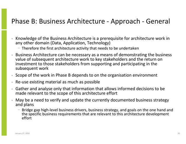 Enterprise Architecture Implementation And The Open Group Architecture Framework Togaf