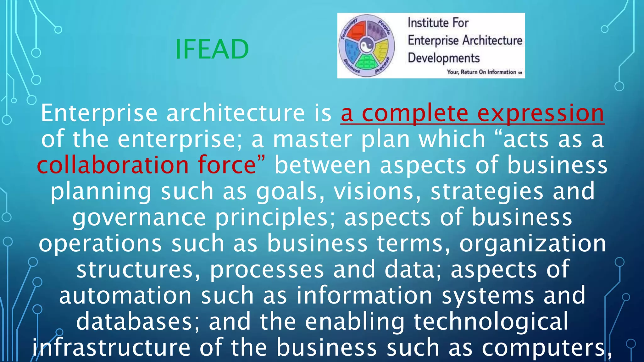 IT Enterprise architecture ppt | PPTX