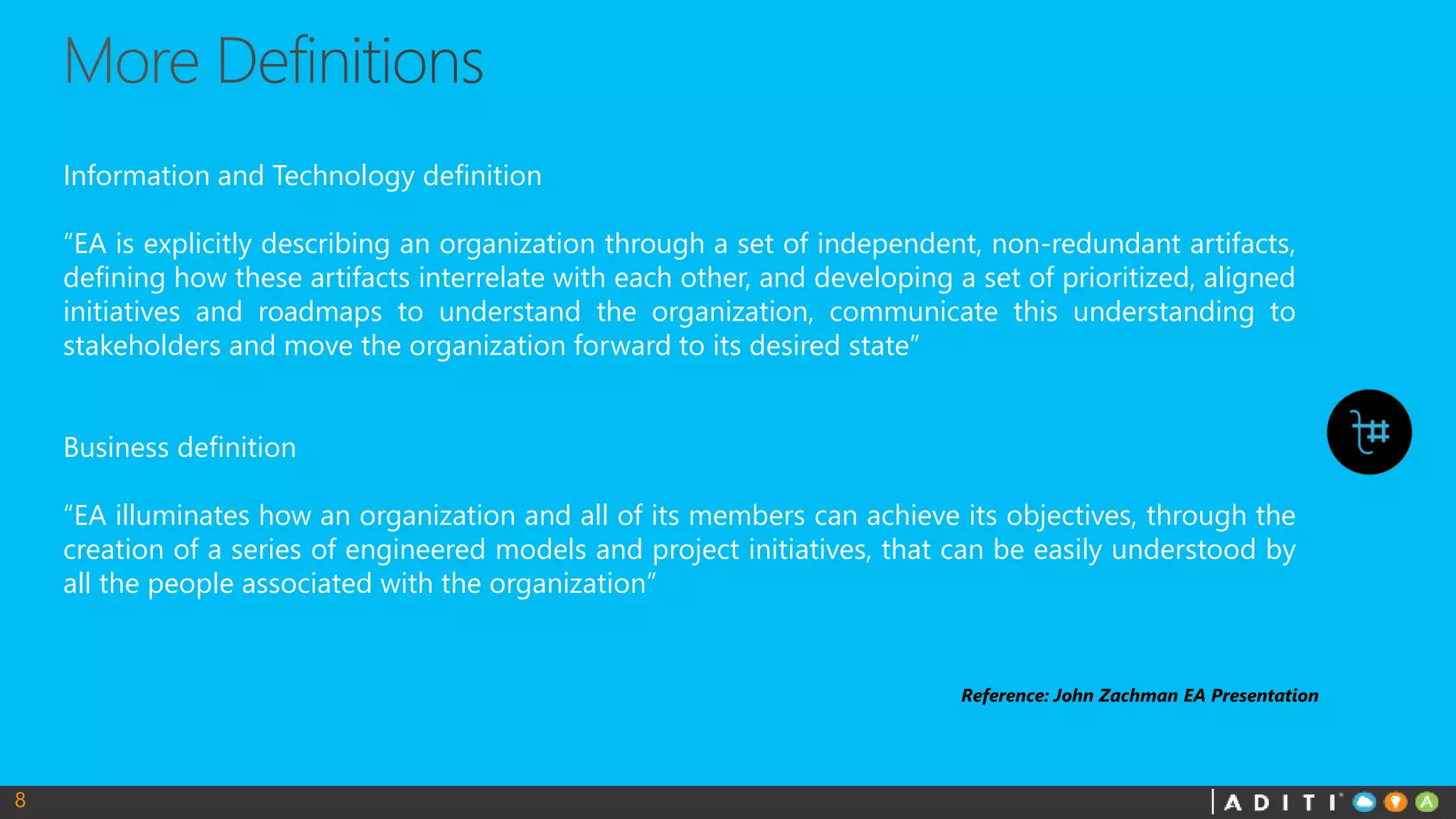 Introduction to Enterprise architecture and the steps to perform an ...